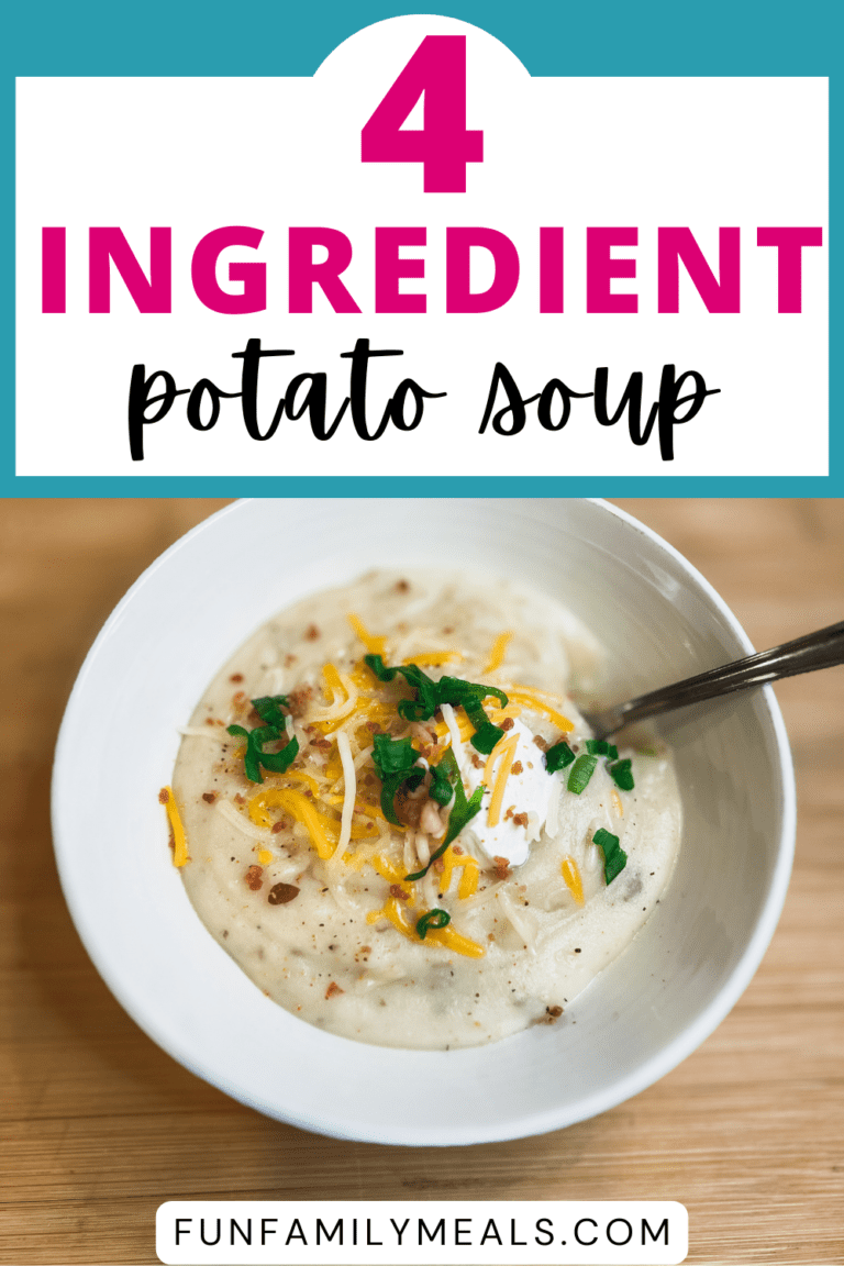 4 Ingredient Potato Soup - Fun Family Meals