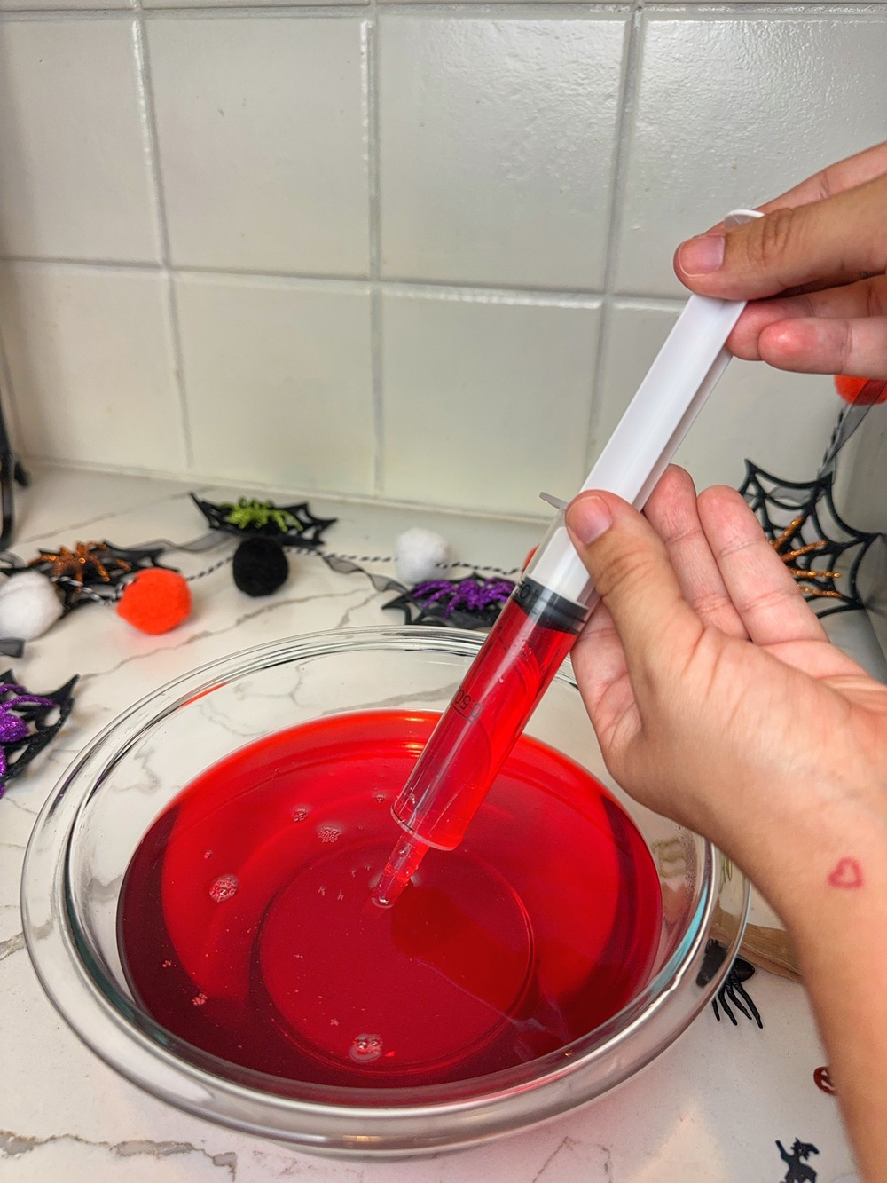 Halloween Syringe Jello Shots - Fun Family Meals