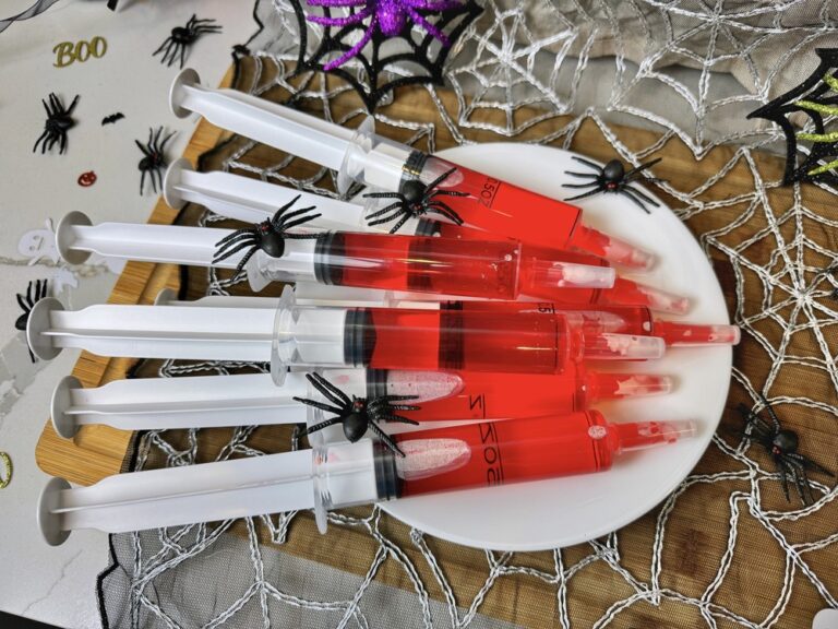 Halloween Syringe Jello Shots - Fun Family Meals