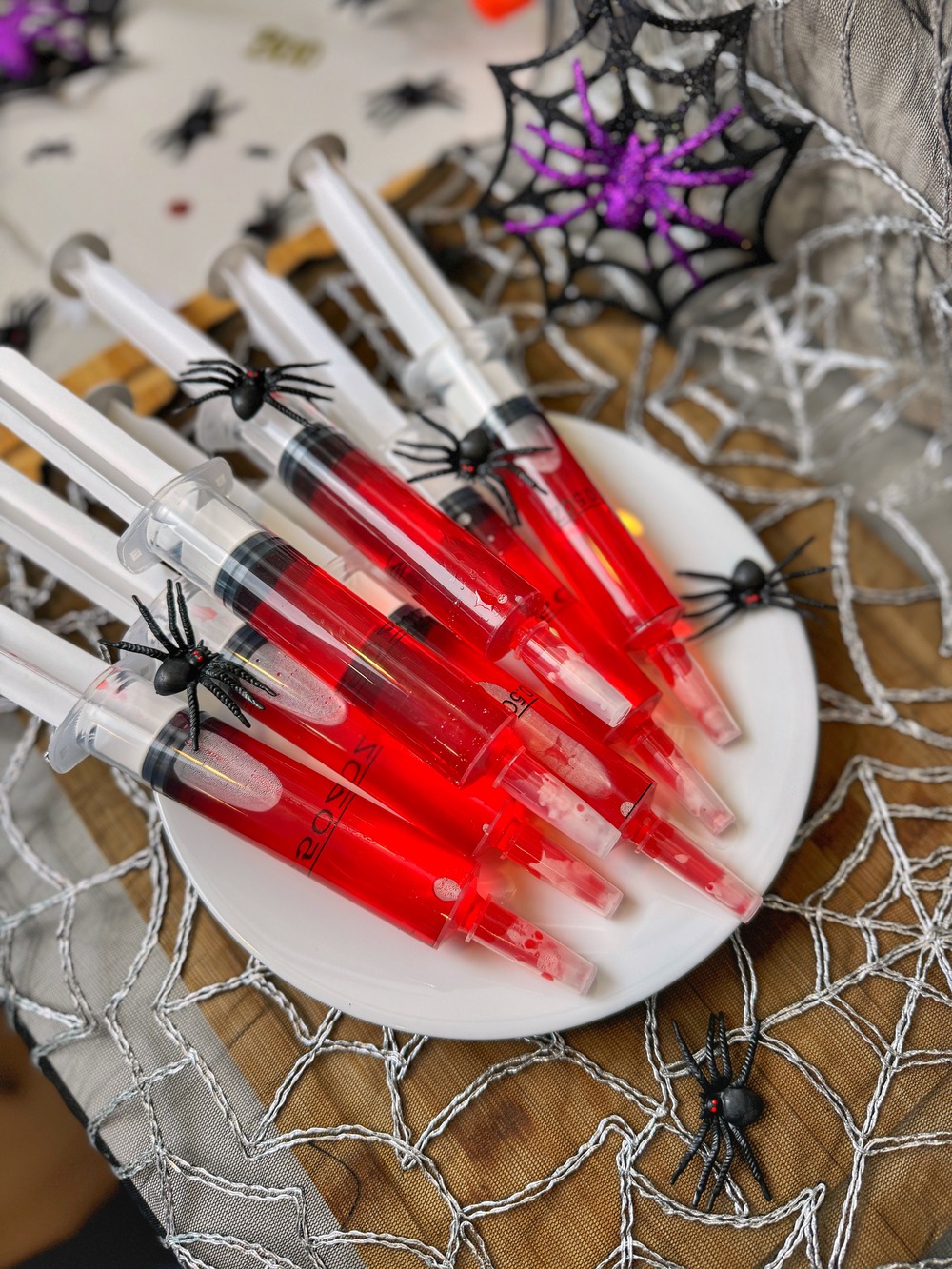 Halloween Syringe Jello Shots - Fun Family Meals