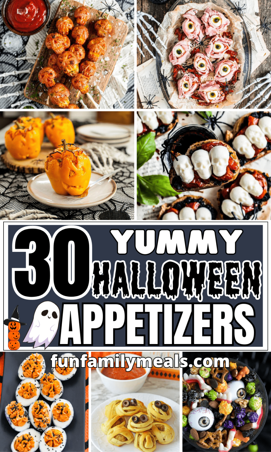 30 Yummy Halloween Appetizers for Spooky Season - Fun Family Meals