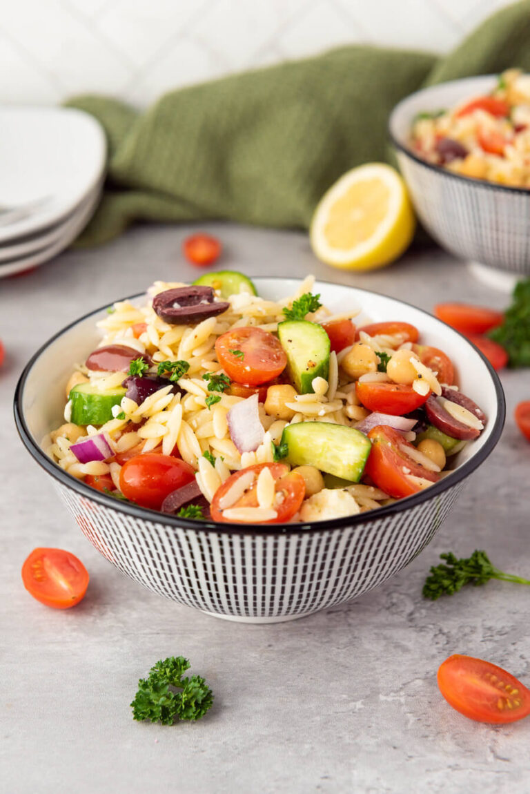 Greek Orzo Salad - Fun Family Meals