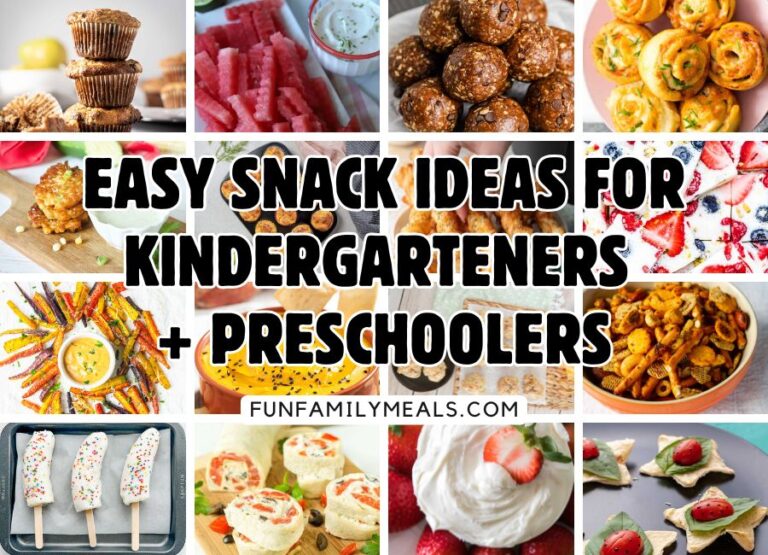 57 Easy Snacks for Kindergarteners and Preschoolers - Fun Family Meals